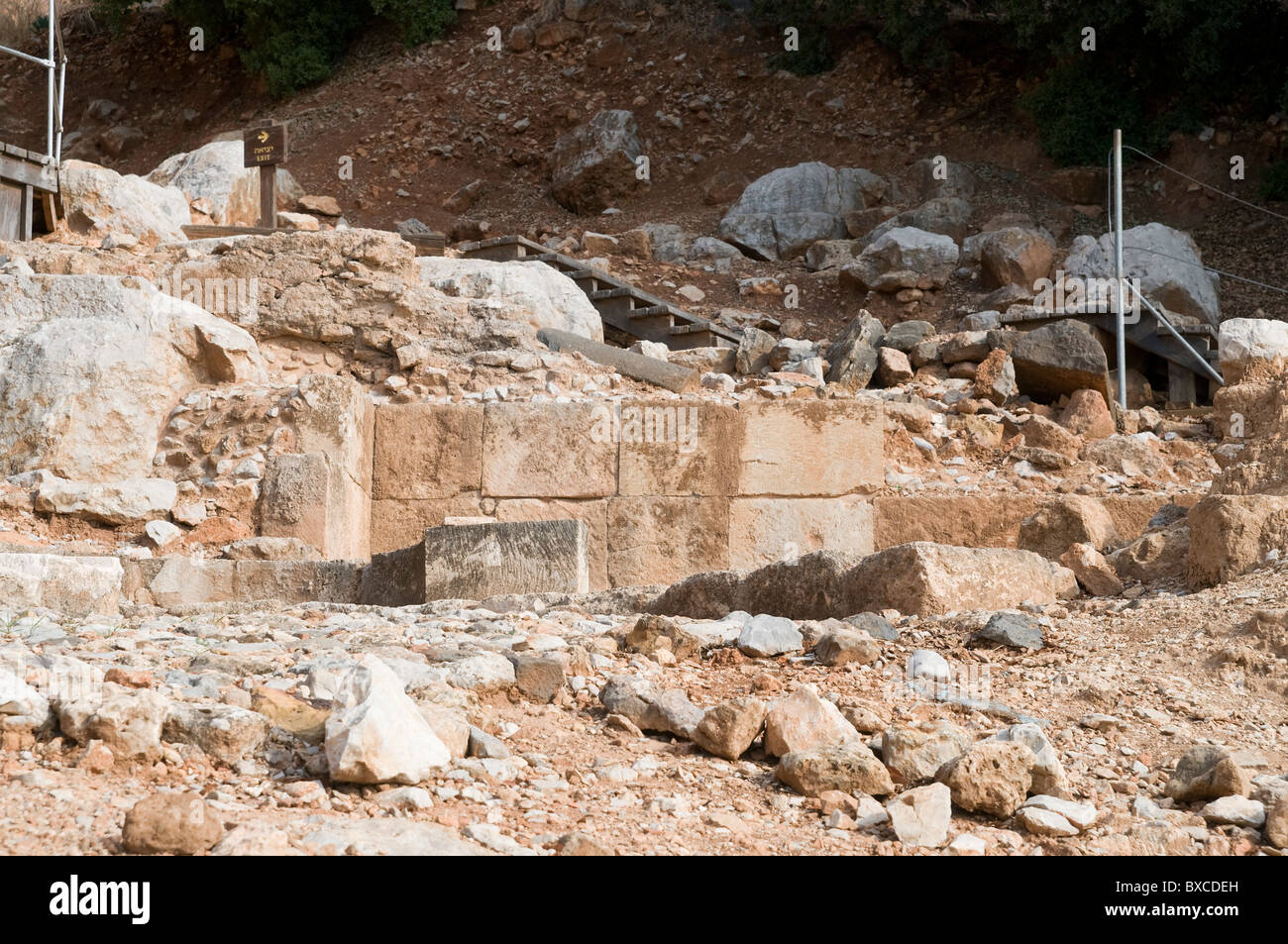 The Temple of Pan and the Dancing Goats Caesarea Philippi, 220 CE Stock ...