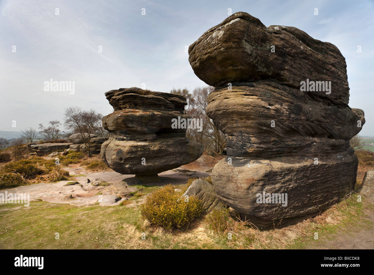 Brimham rocks hi-res stock photography and images - Alamy