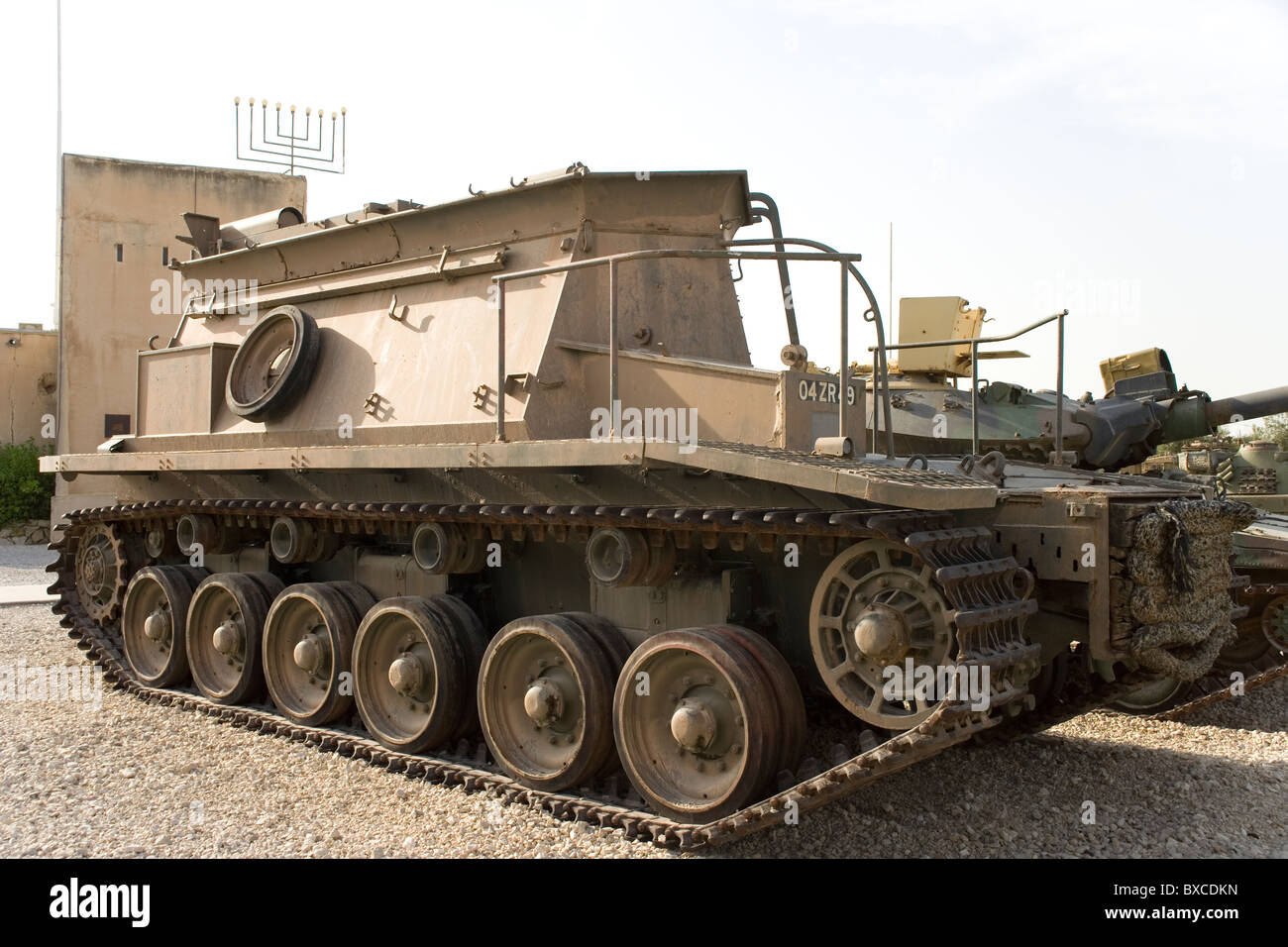 Centurion Beach Armoured Recovery Vehicle at the Israeli Armored Corps ...