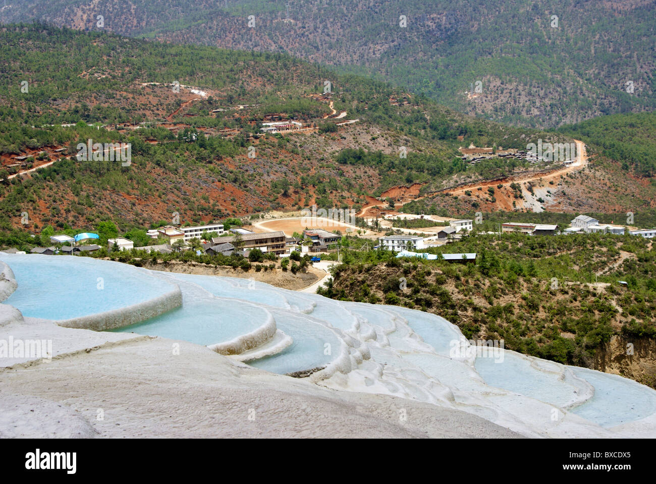 Baishui-tai (White Water Terrace), Shangri-la, Yunnan, China Stock ...