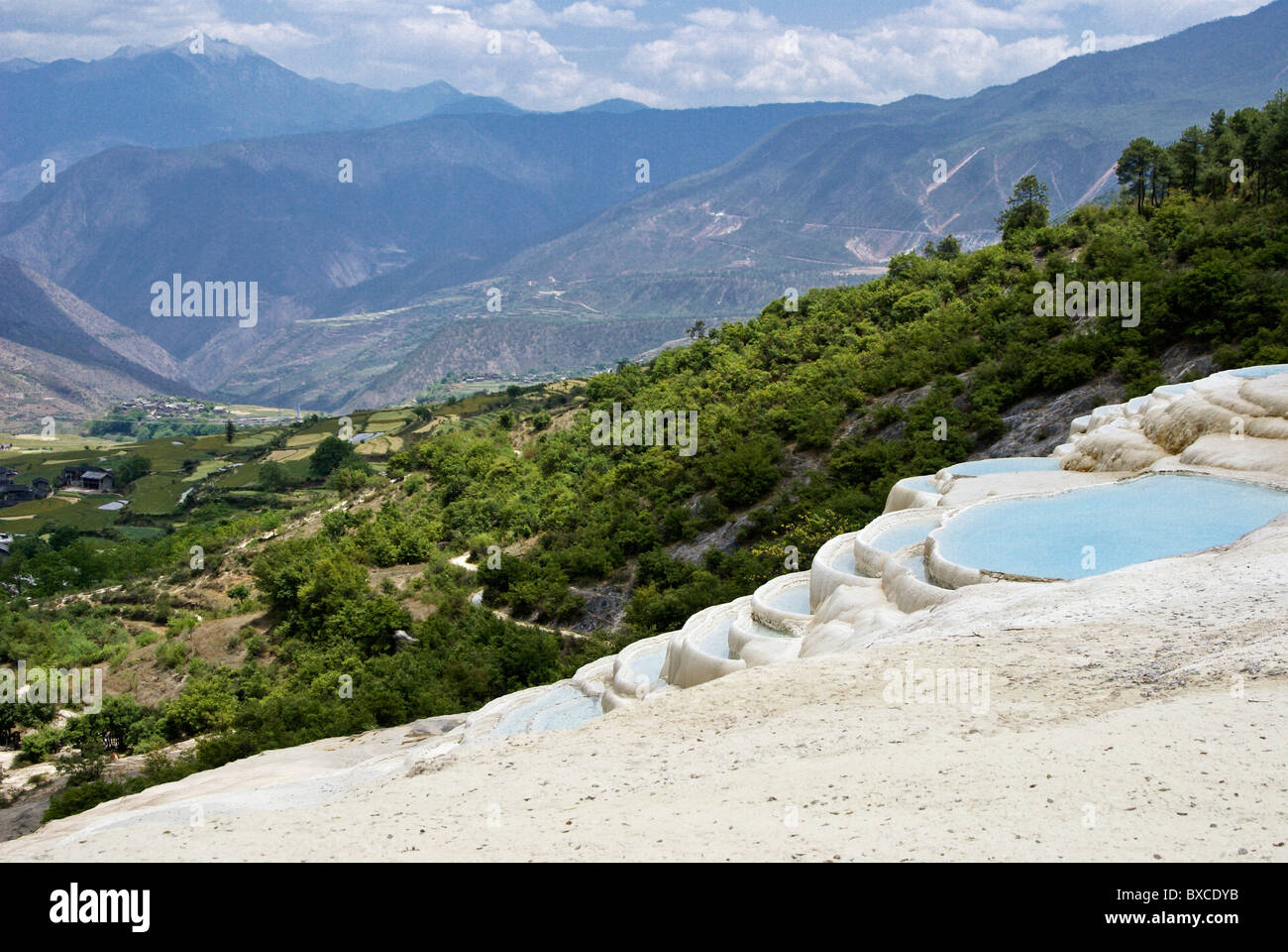 Baishui-tai (White Water Terrace), Shangri-la, Yunnan, China Stock ...