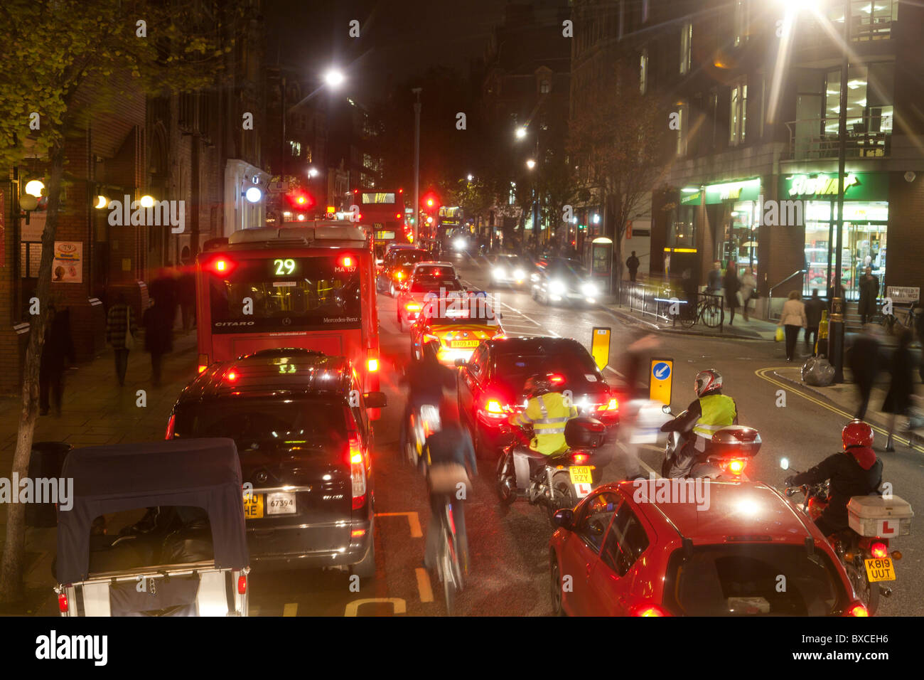 TRAFFIC, RUSH HOUR, LONDON, ENGLAND, GREAT BRITAIN Stock Photo - Alamy