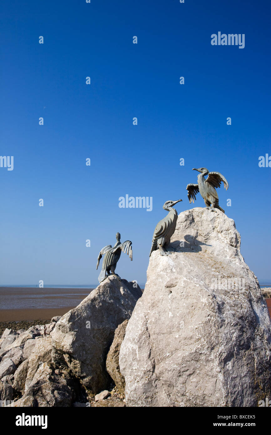 Bird sculptures on sefront morecambe hi-res stock photography and ...