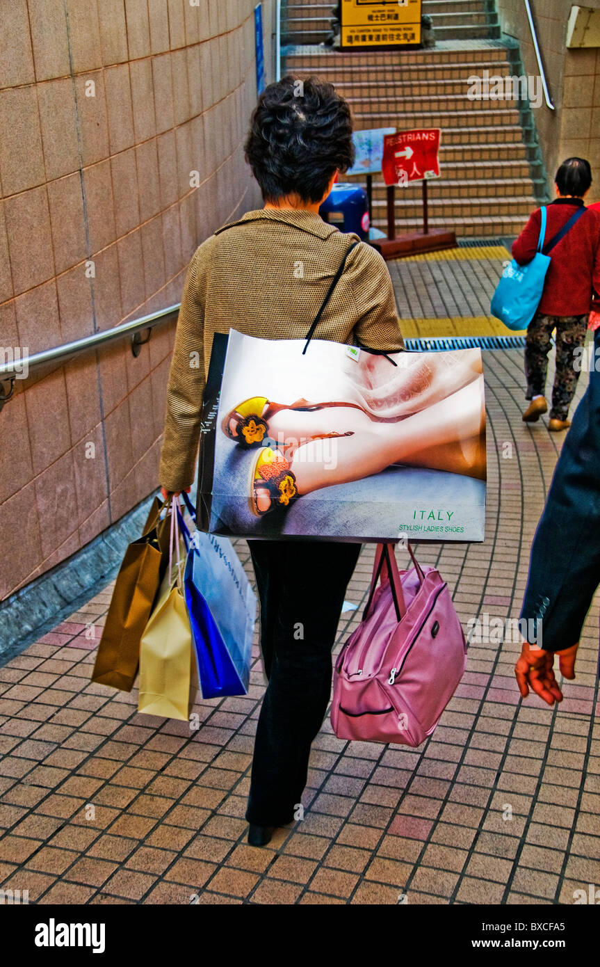 Multiple shopping bags hi-res stock photography and images - Alamy