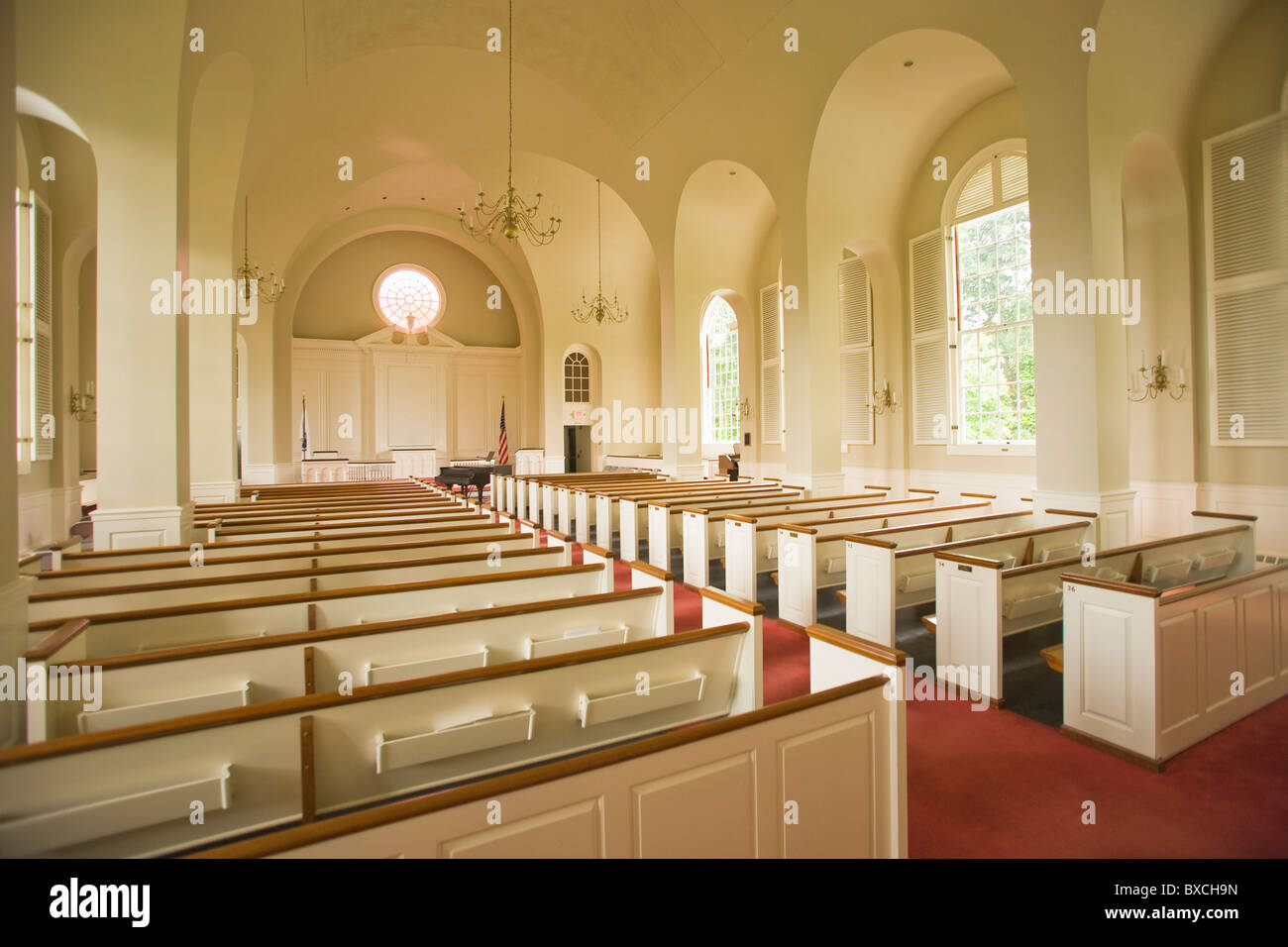 Interior of Church Stock Photo - Alamy