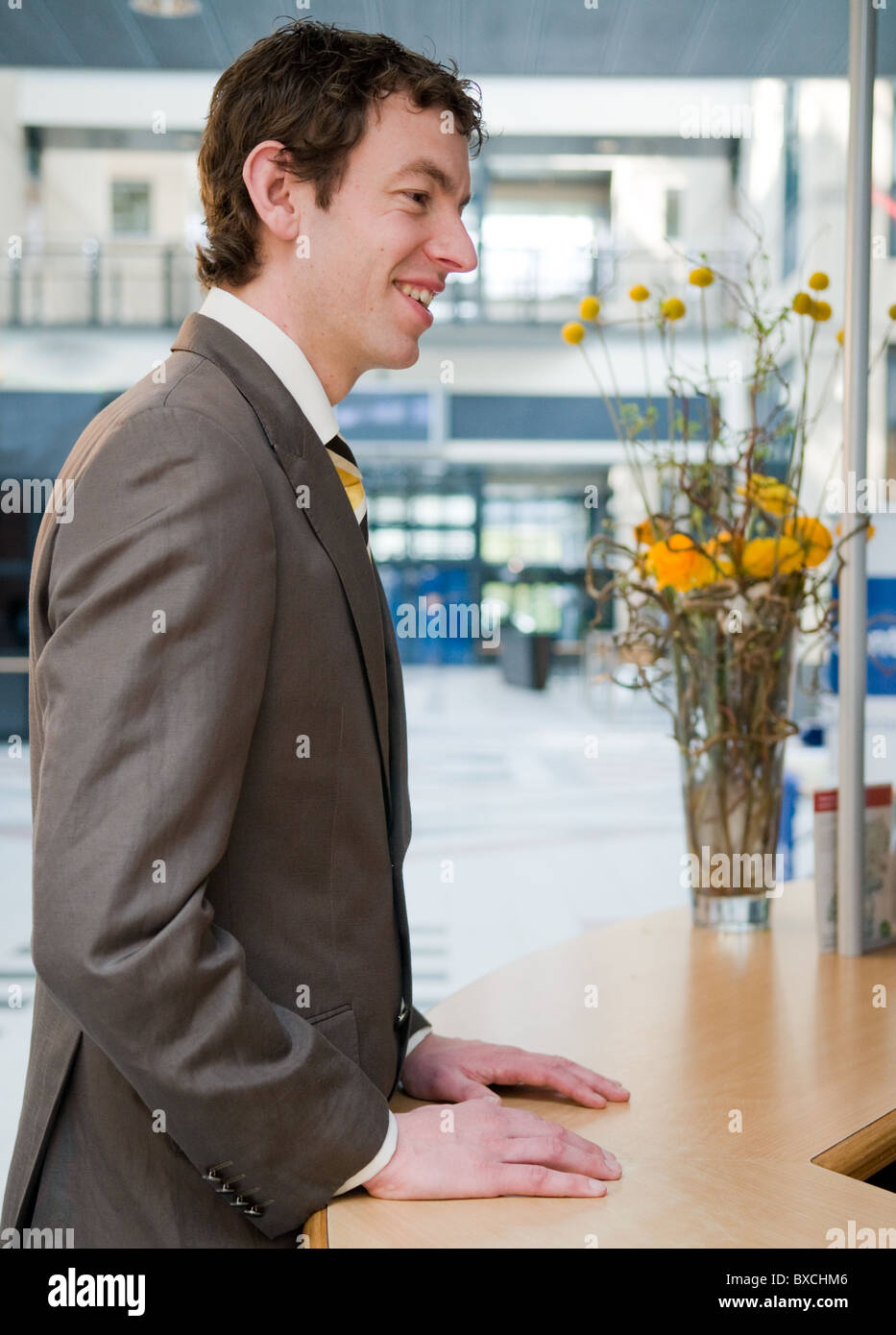 Male business worker Stock Photo - Alamy