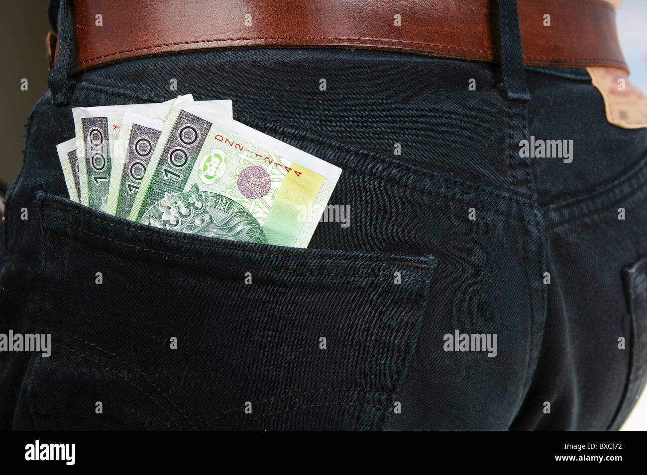 Cash in the back pocket hi-res stock photography and images - Alamy