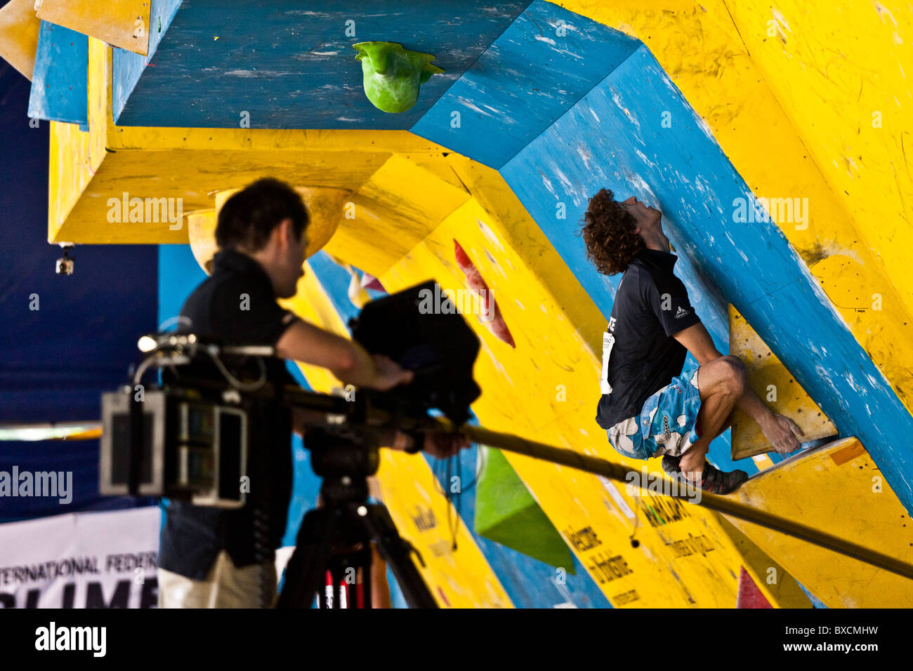 Guillaume Glairon Mondet, the French sport climber, competes at the ...
