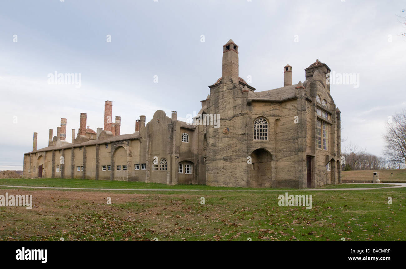Moravian Pottery and Tile Works Stock Photo - Alamy