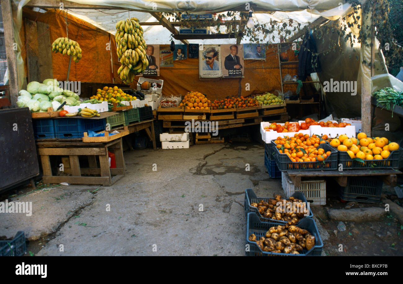 Hamra Beirut Lebanon Vegetable Stall Stock Photo - Alamy