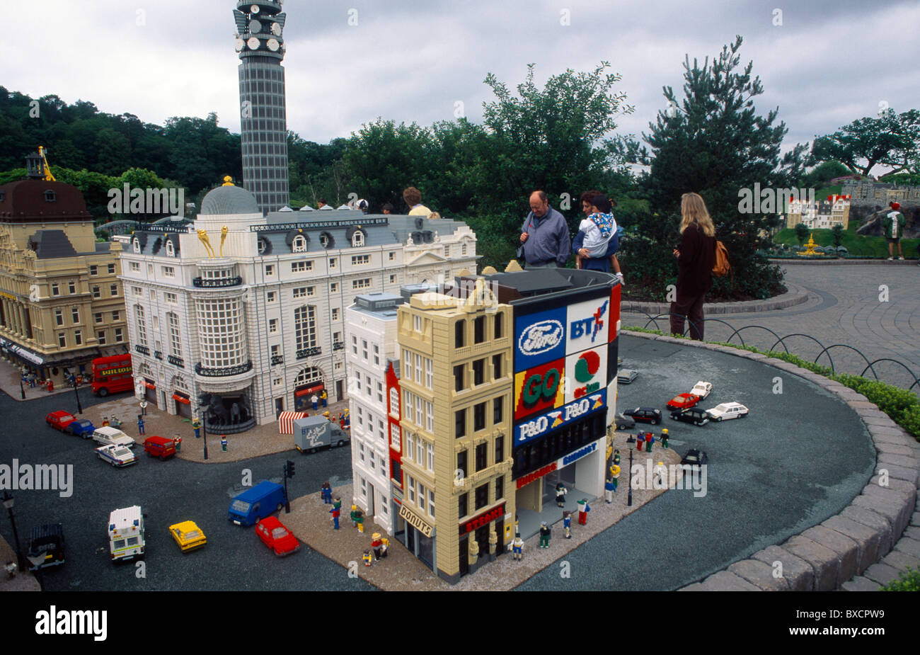 Windsor Berkshire Legoland Family By Model City Stock Photo - Alamy