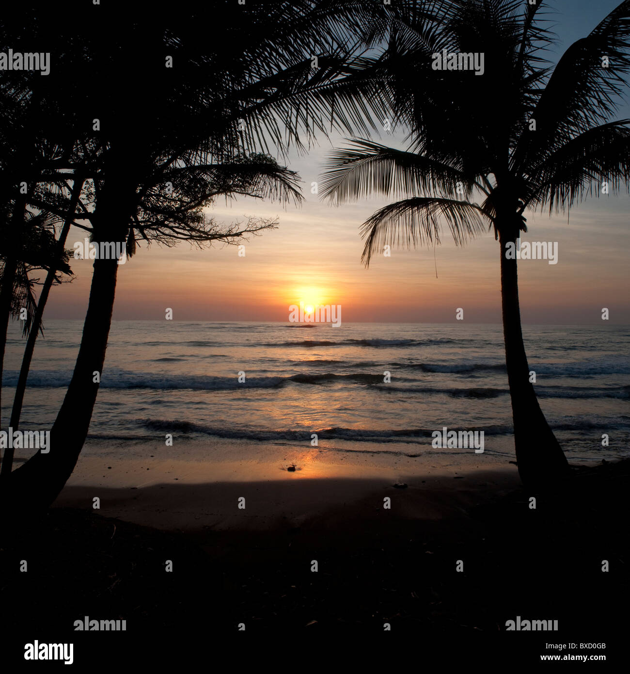 Sunset sky over Costa Rica Stock Photo - Alamy