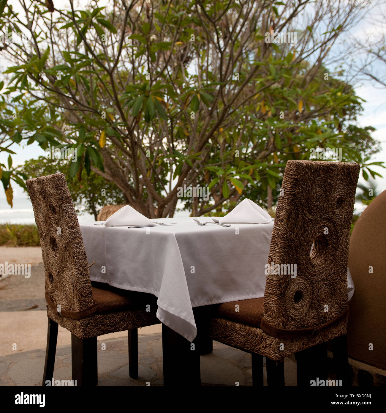 Dining table in Costa Rica Stock Photo - Alamy