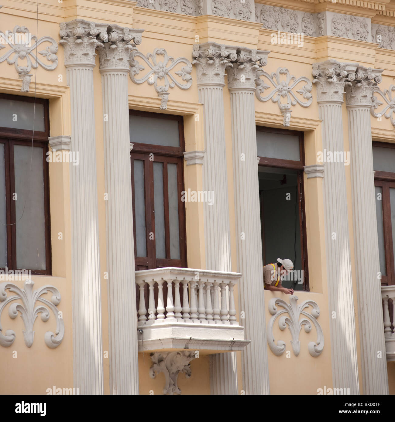 Exterior of a building in Costa Rica Stock Photo - Alamy