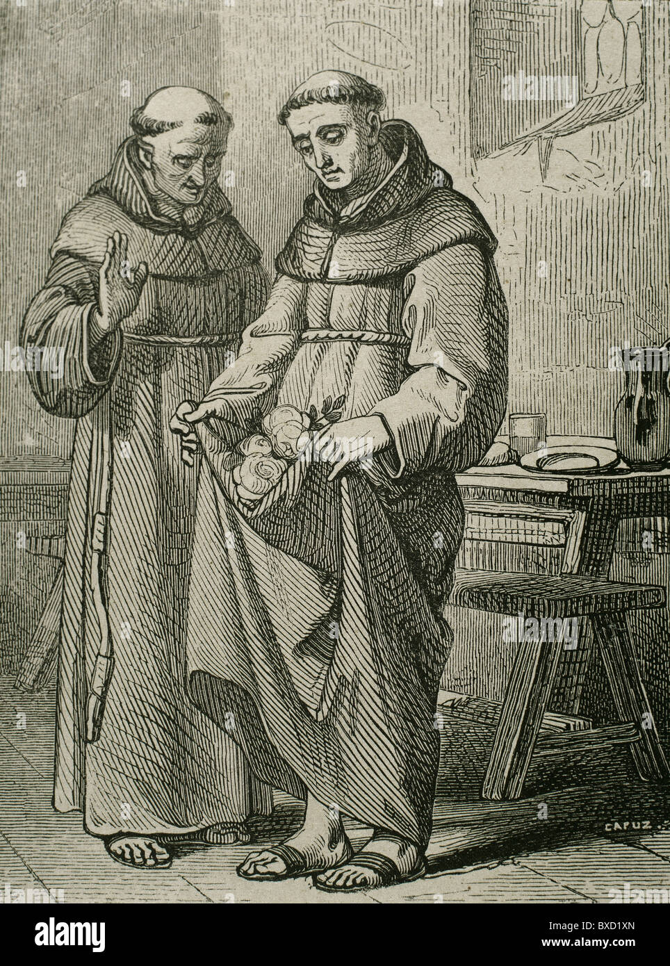 Saint Peter de Regalado (1390–1456). Friar Minor and reformer Stock ...