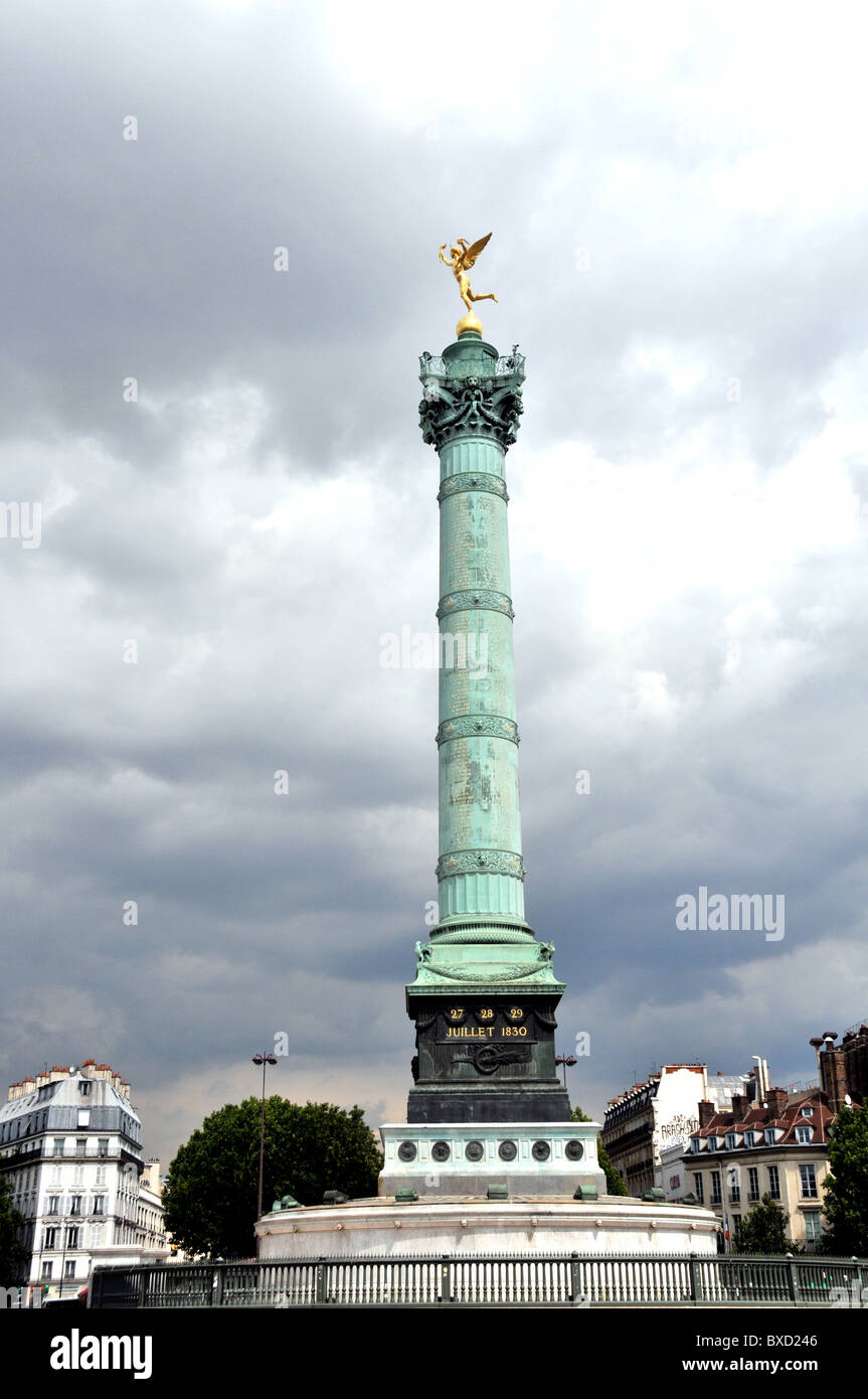 Bastille square, Paris, France Stock Photo - Alamy