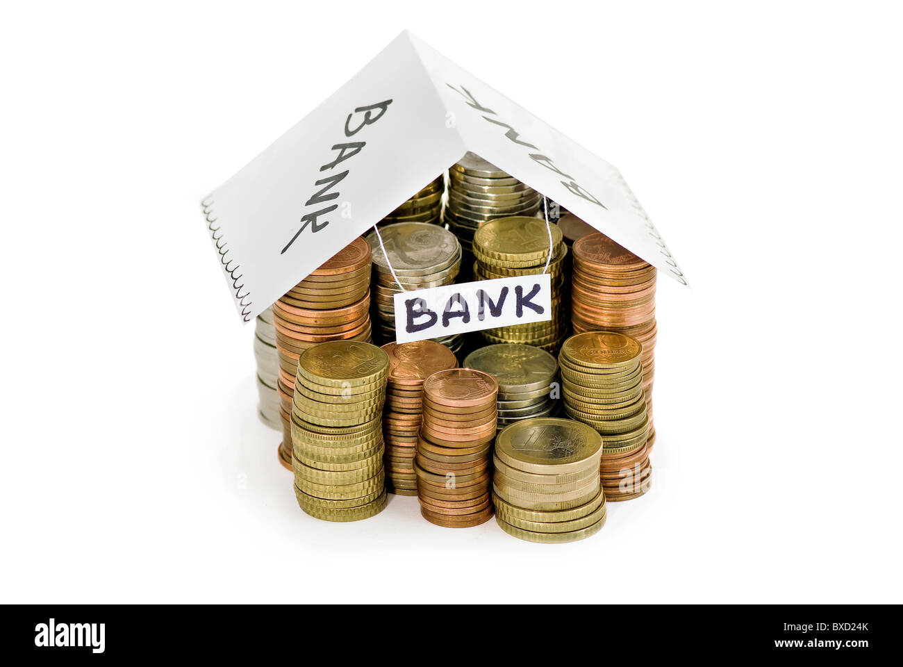 The House on Money Stock Photo - Alamy