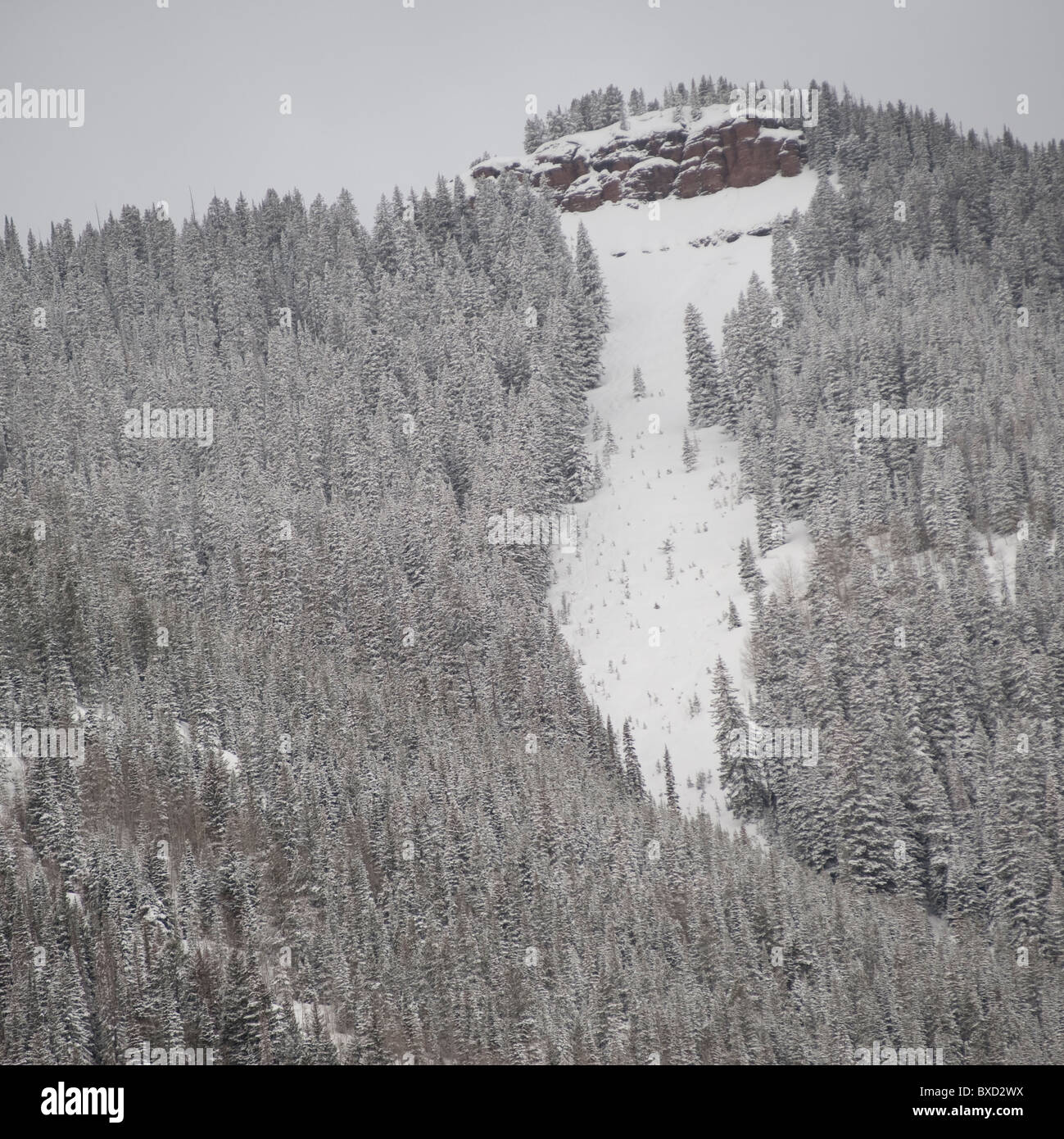 Winter landscape in Vail, Colorado Stock Photo - Alamy