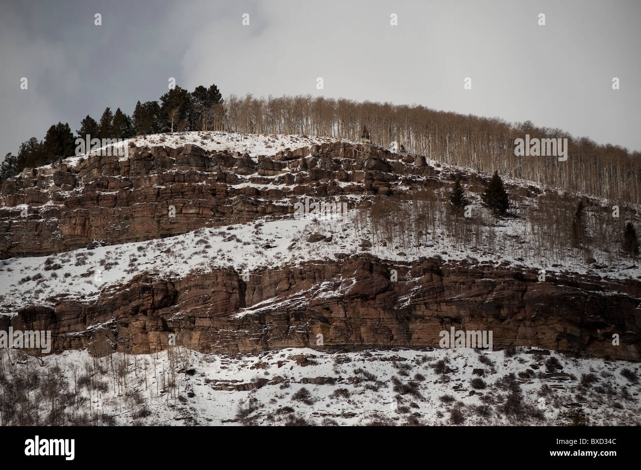 Winter landscape in Vail, Colorado Stock Photo - Alamy