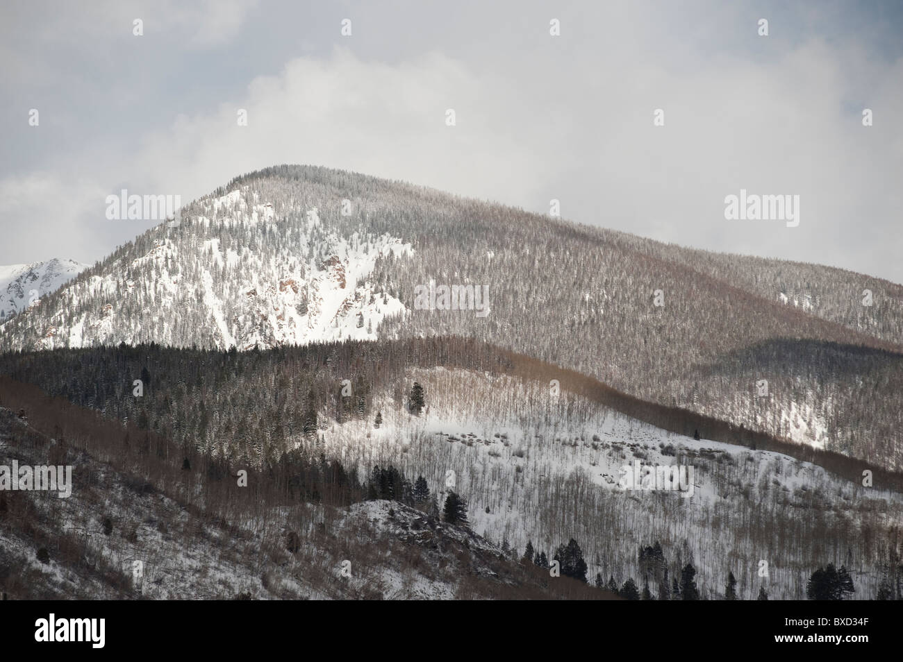 Winter landscape in Vail, Colorado Stock Photo - Alamy