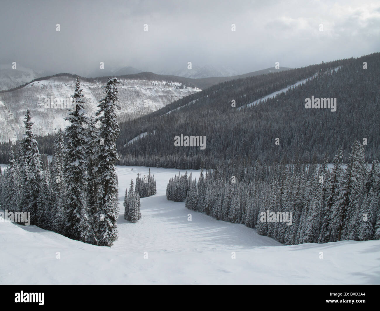 Winter landscape in Vail, Colorado Stock Photo - Alamy