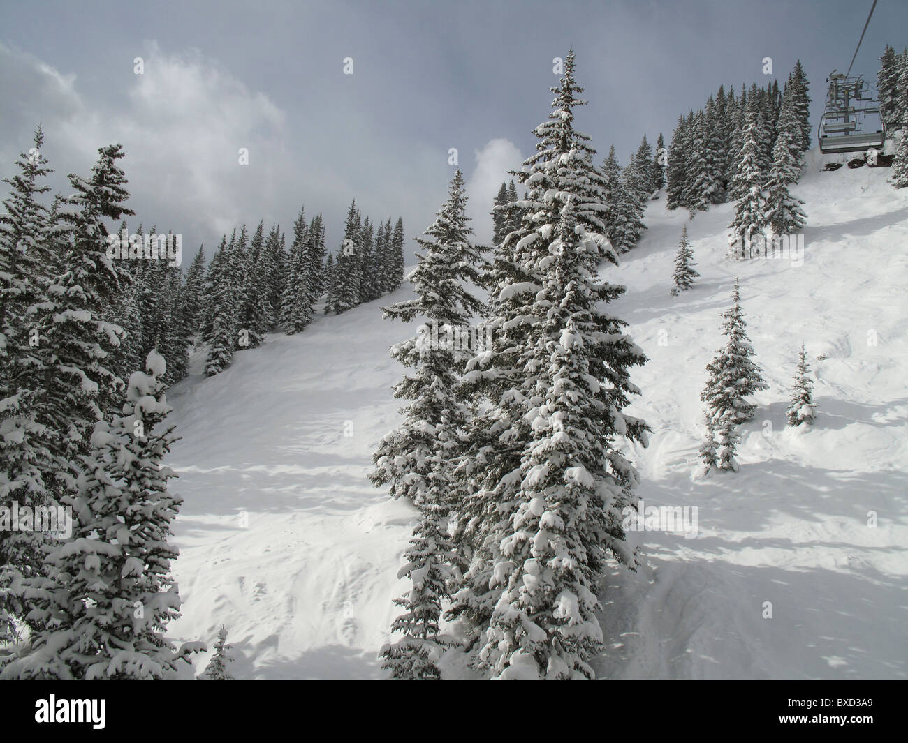 Winter landscape in Vail, Colorado Stock Photo - Alamy