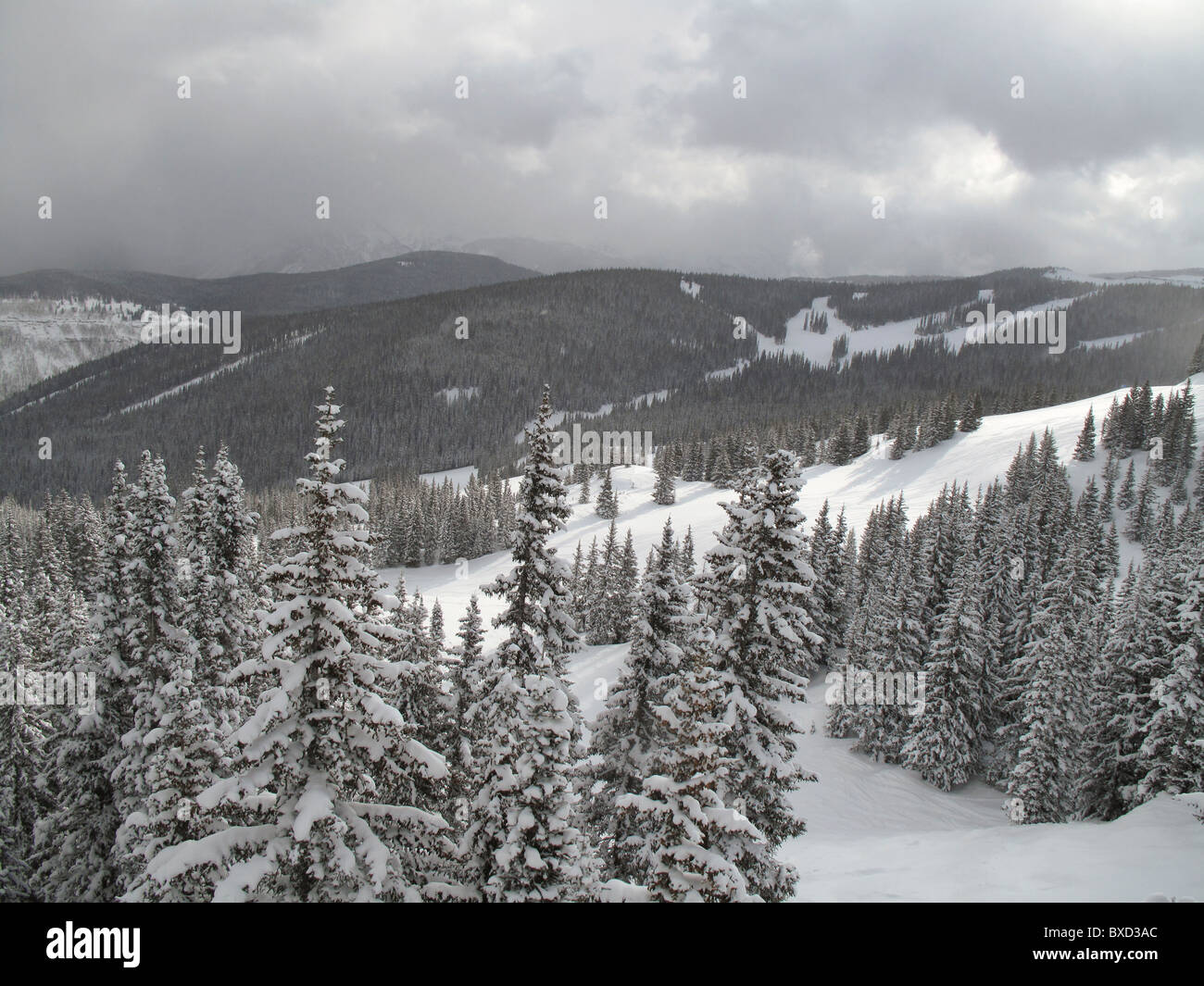 Winter landscape in Vail, Colorado Stock Photo - Alamy