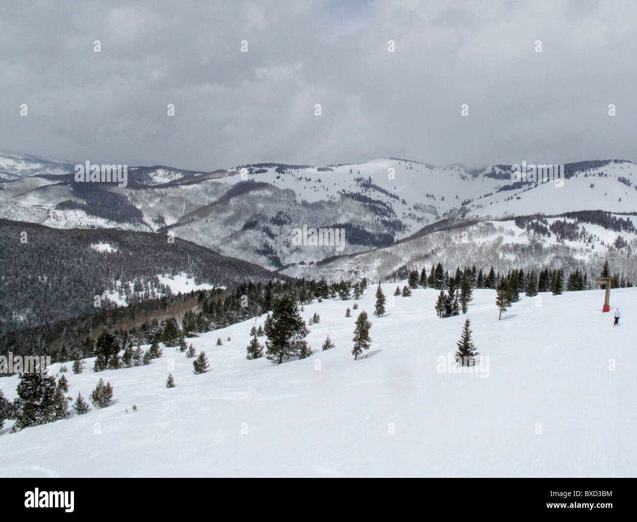 Winter landscape in Vail, Colorado Stock Photo - Alamy