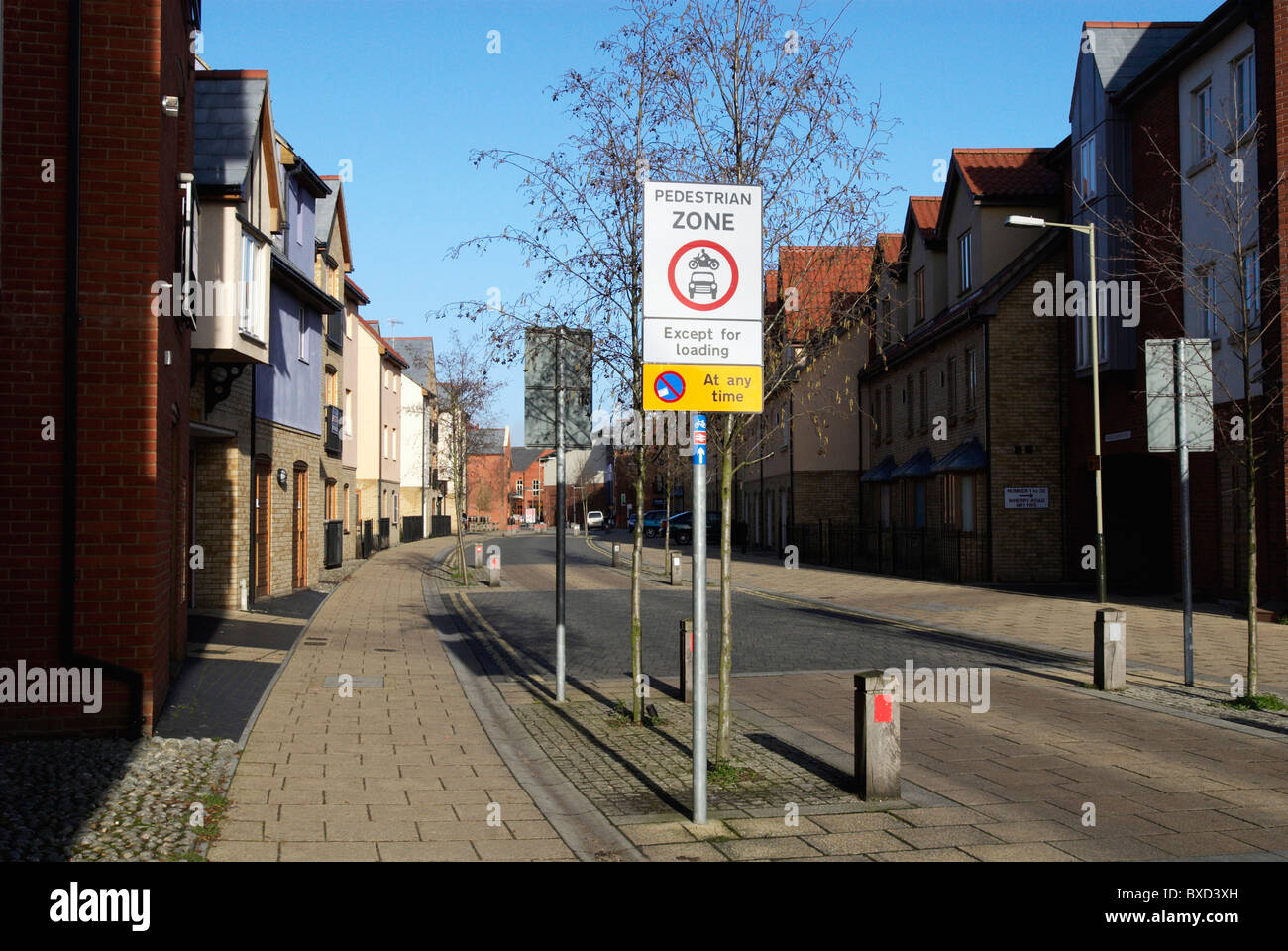 Pedestrian zone sign hi-res stock photography and images - Alamy