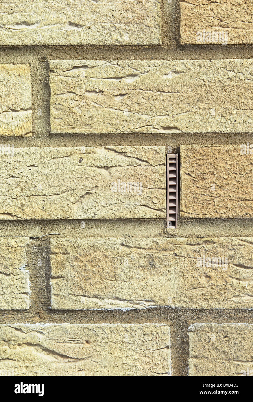 Airbrick in the wall of a modern house Stock Photo - Alamy