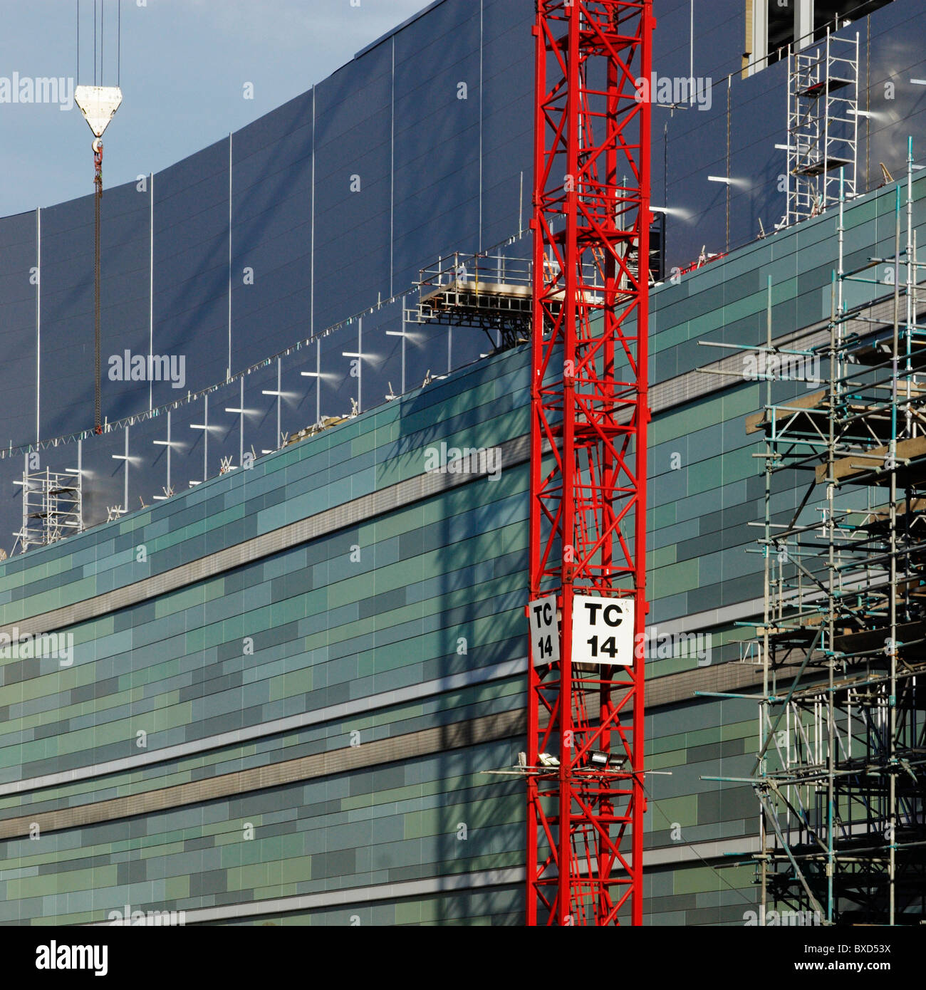Westfield Shopping Centre under construction White City West London UK ...