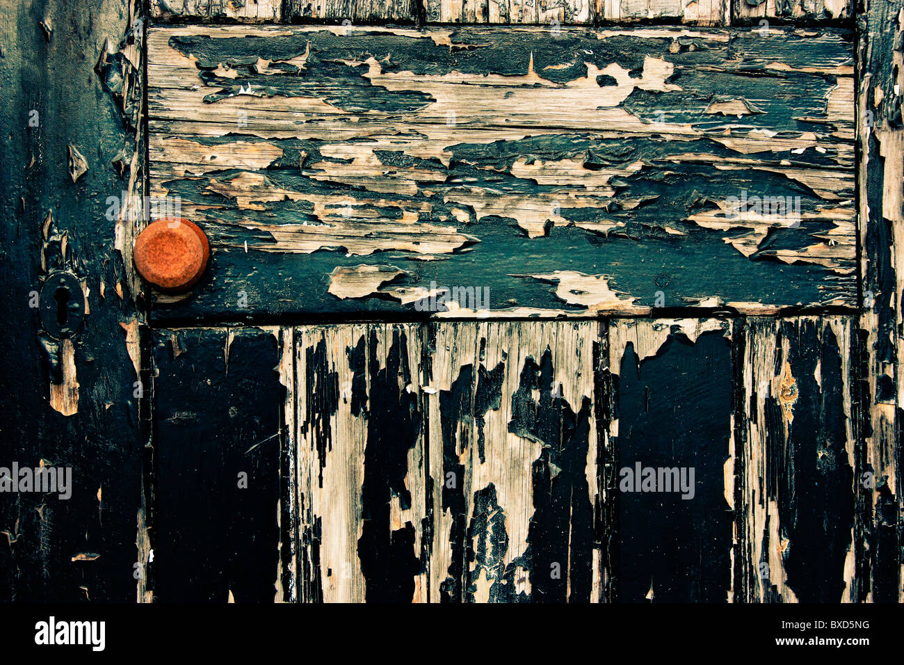 Old Damaged Door Stock Photo - Alamy