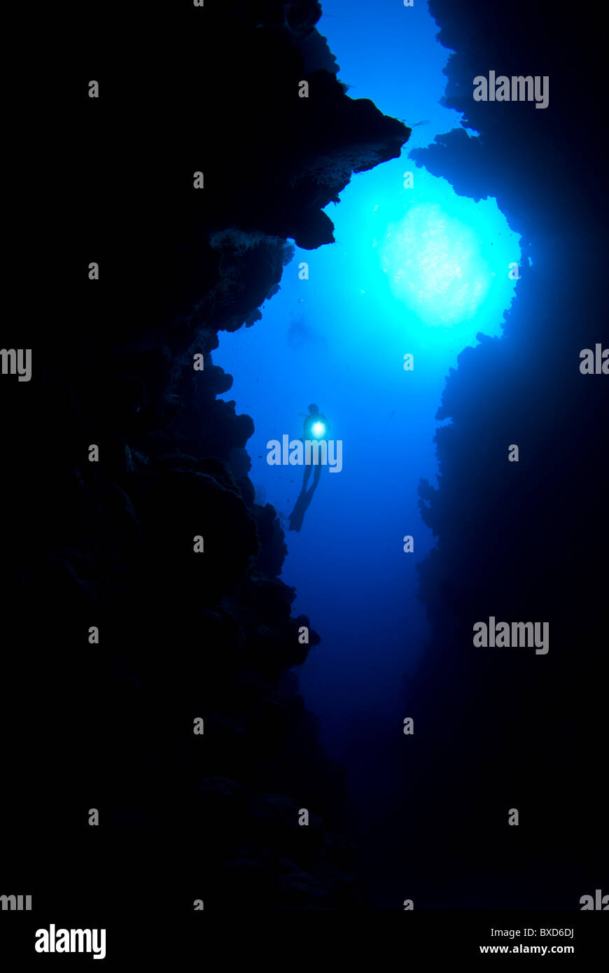 Human inside deep ocean hi-res stock photography and images - Alamy