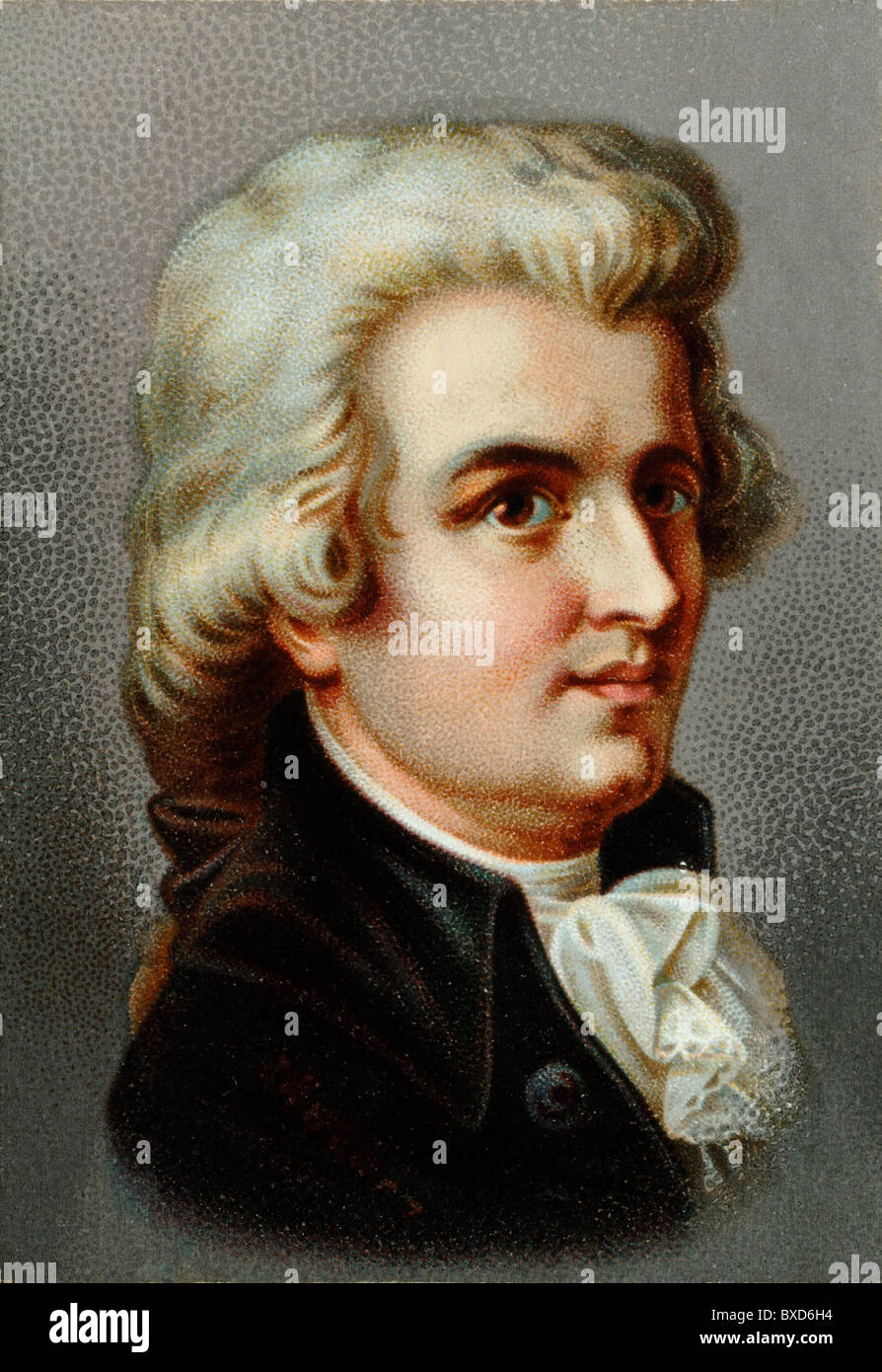 Mozart portrait hi-res stock photography and images - Alamy