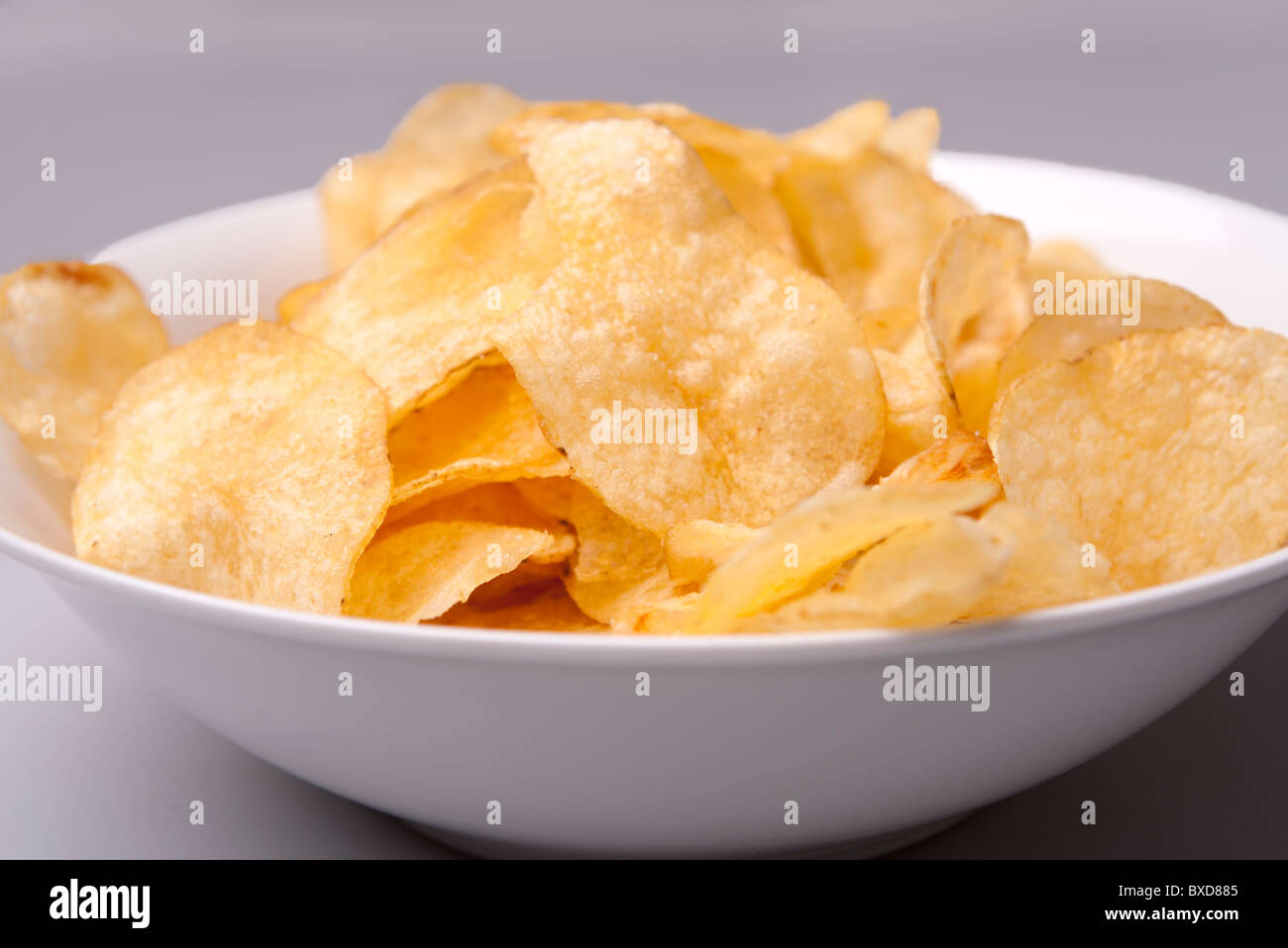 bowl of crisps Stock Photo - Alamy