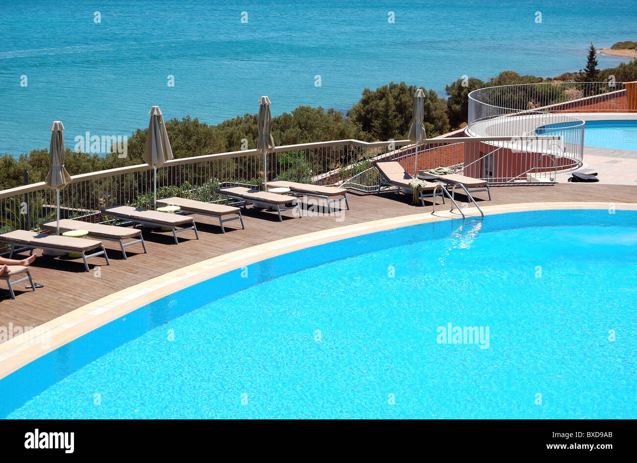 Olive tree swimming pool hi-res stock photography and images - Alamy