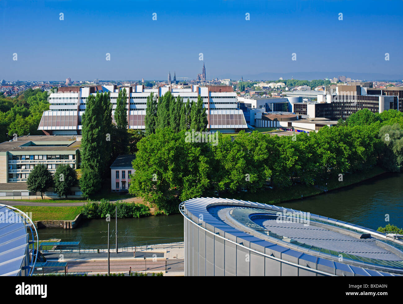 Council of Europe building, Palais de l'Europe, Strasbourg, Alsace ...