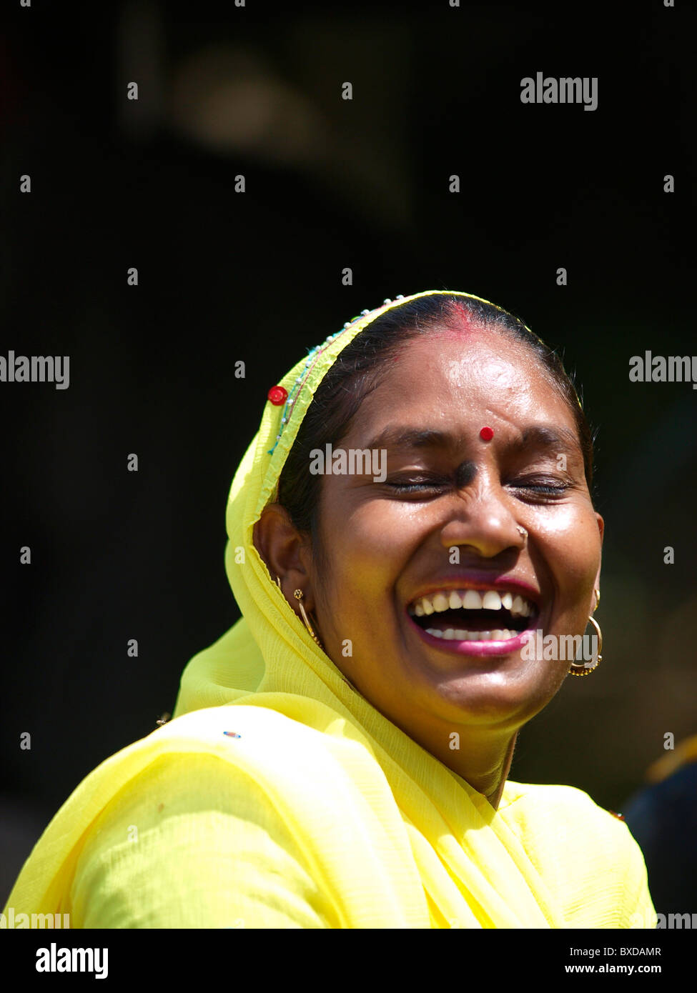 Portrait of a woman, streets of New Delhi, India Stock Photo - Alamy