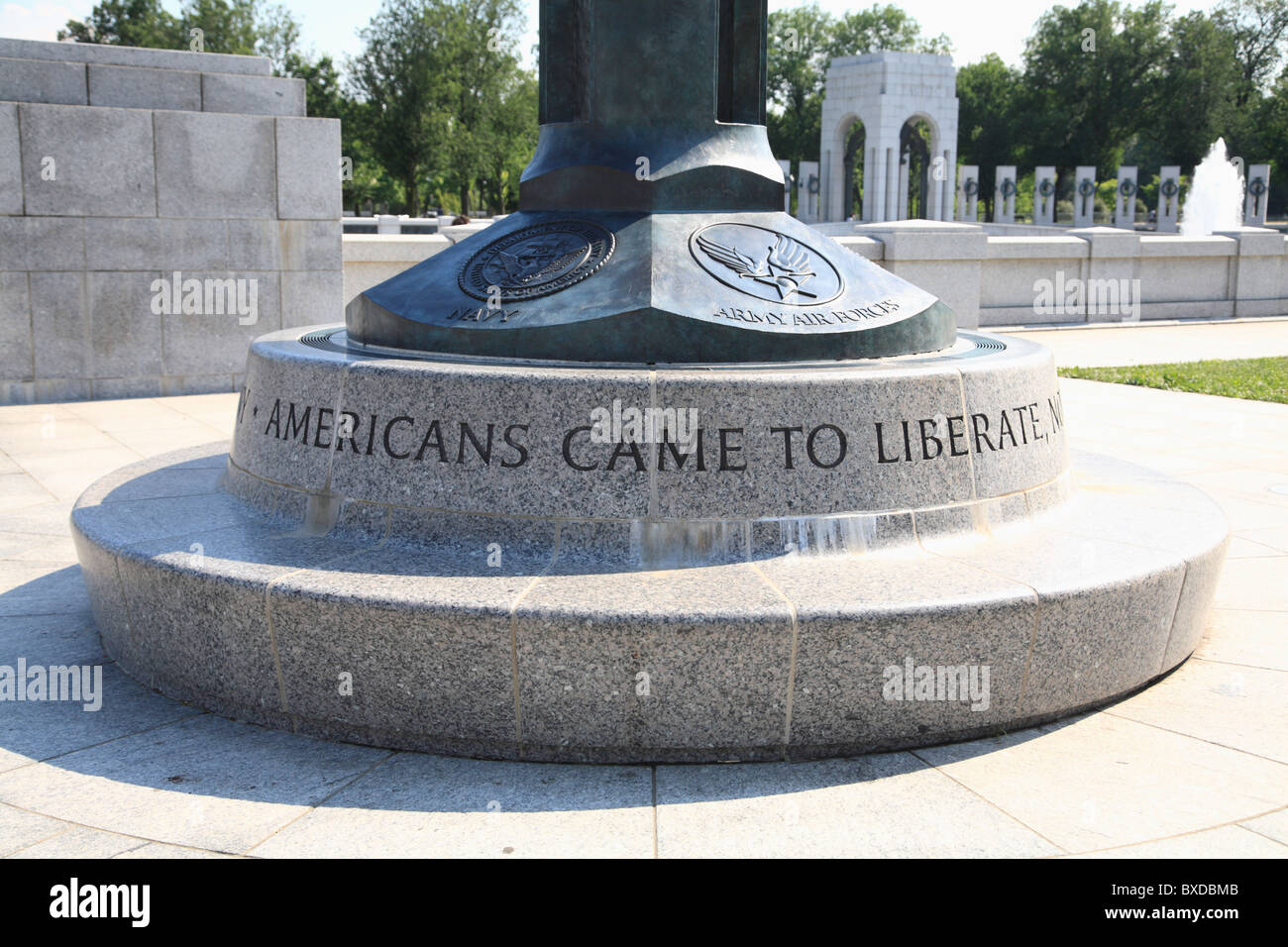 World War II Memorial, Washington DC, District of Columbia, USA, North ...