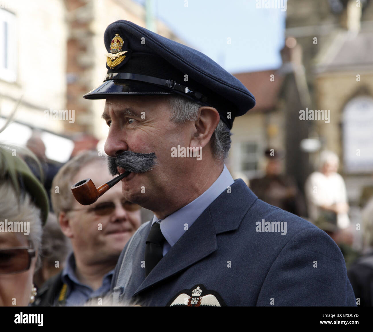 RAF OFFICE WITH MOUSTACHE PICKERING YORKSHIRE PICKERING NORTH YORKSHIRE ...