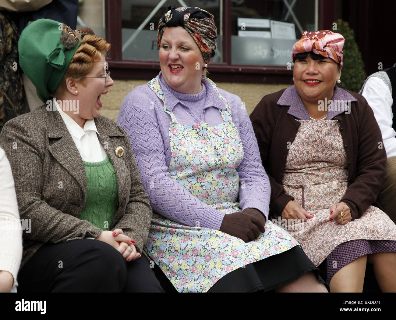 WOMAN IN 1940'S CLOTHES PICKERING NORTH YORKSHIRE PICKERING NORTH ...