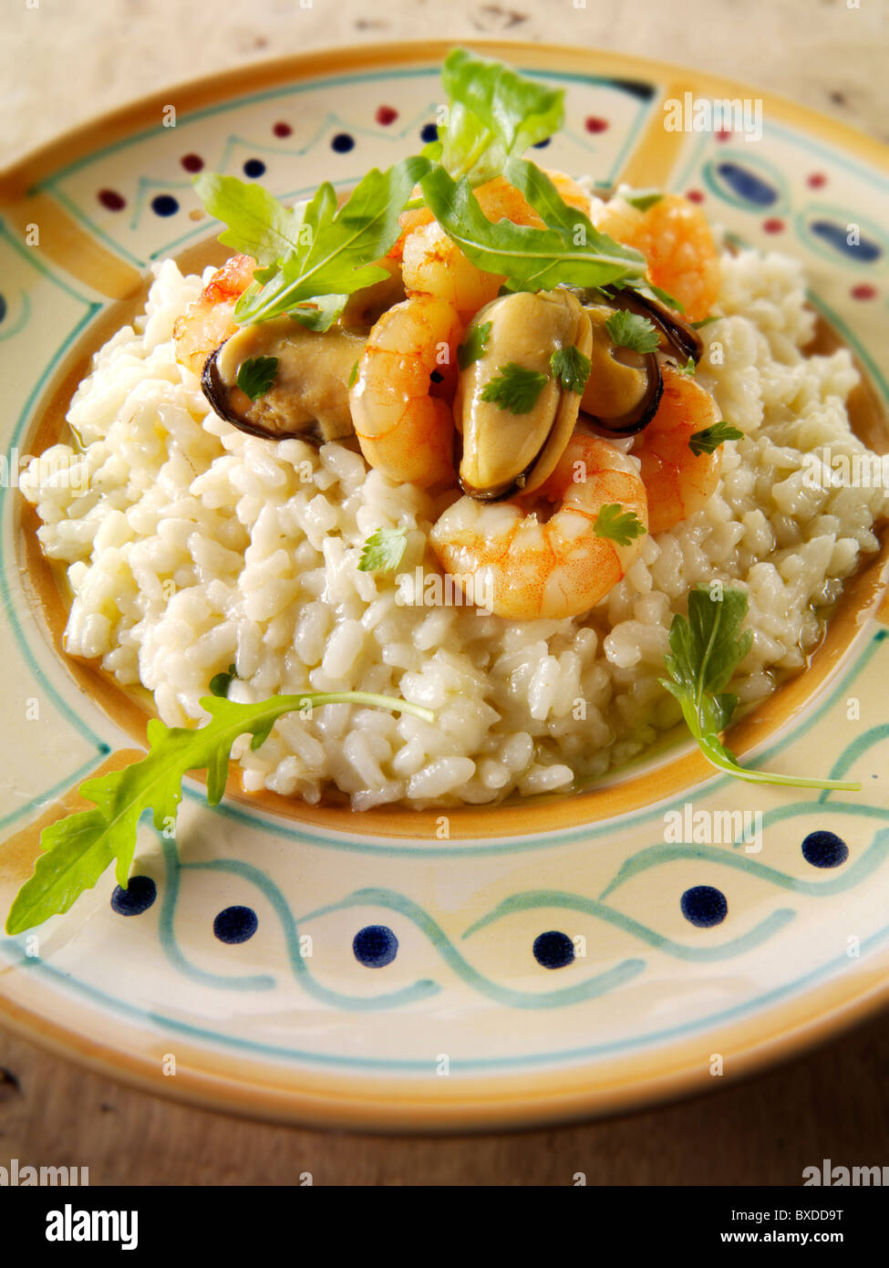 Classic risotto with prawns hi-res stock photography and images - Alamy