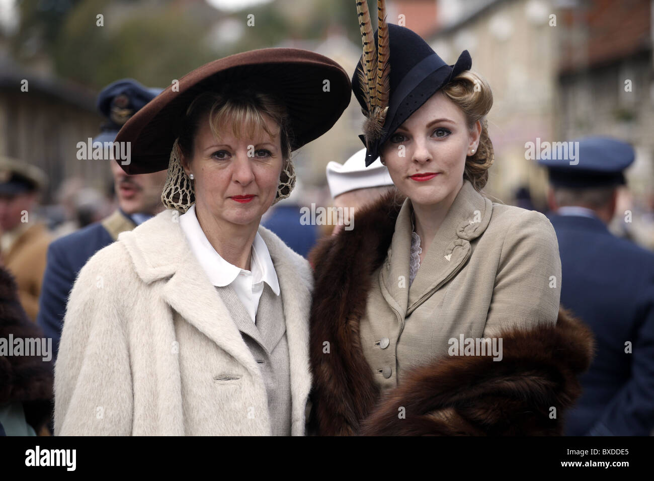 1940'S DRESSED WOMEN PICKERING NORTH YORKSHIRE PICKERING 16 October ...