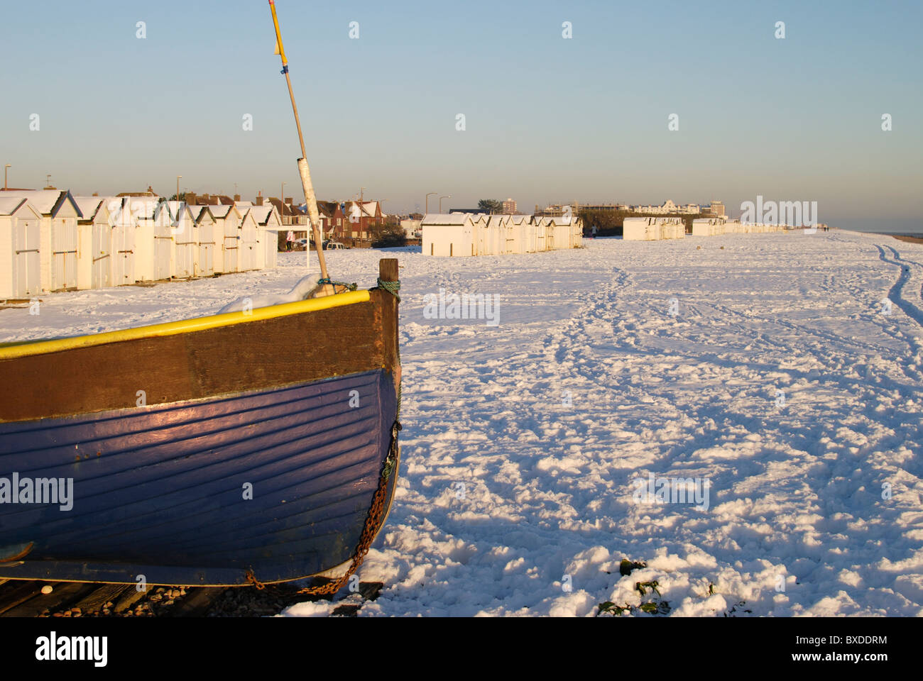 Cold worthing seaside goring hi-res stock photography and images - Alamy