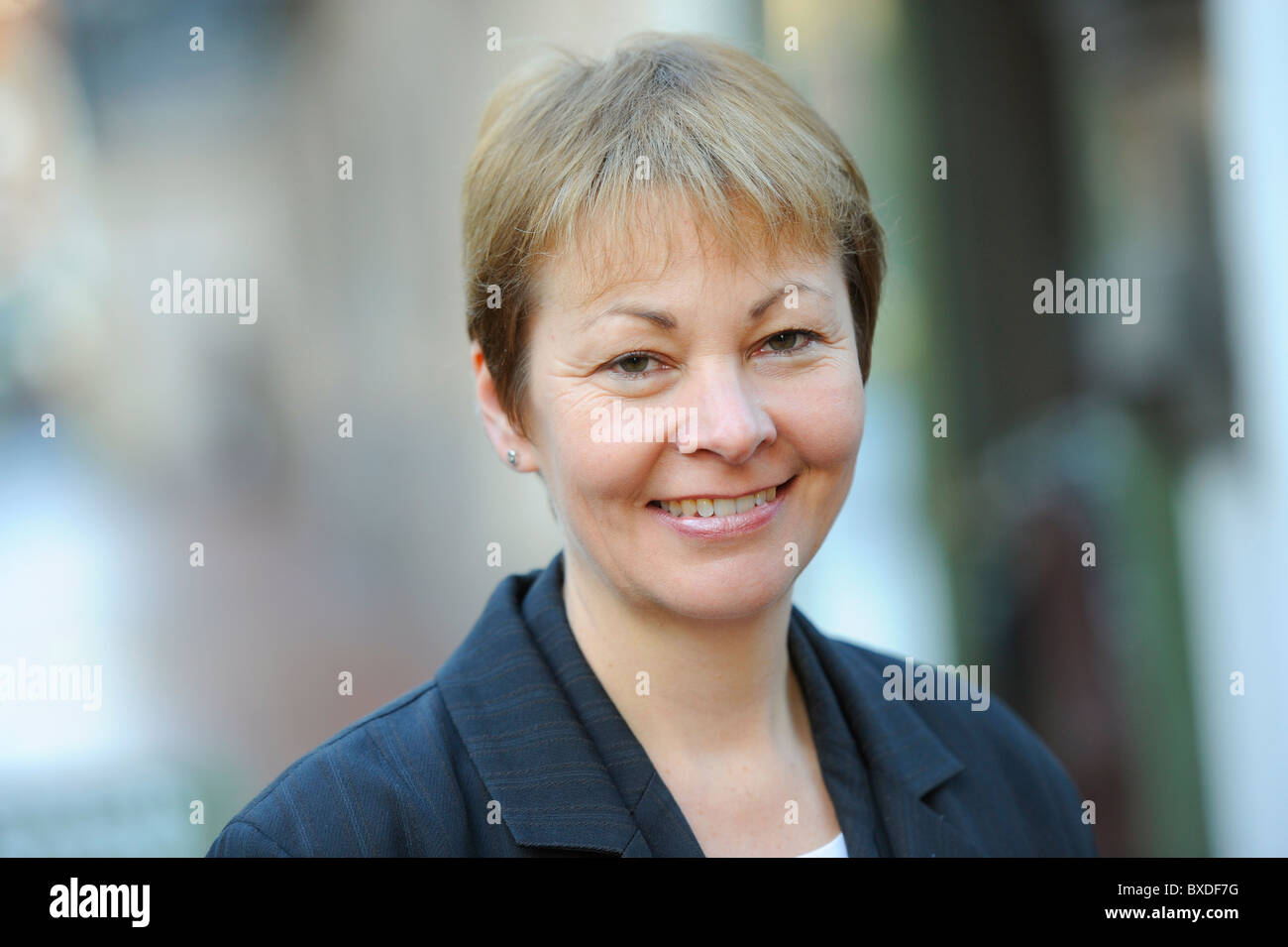 Caroline Lucas MP photographed in Brighton, East Sussex UK. Picture by ...