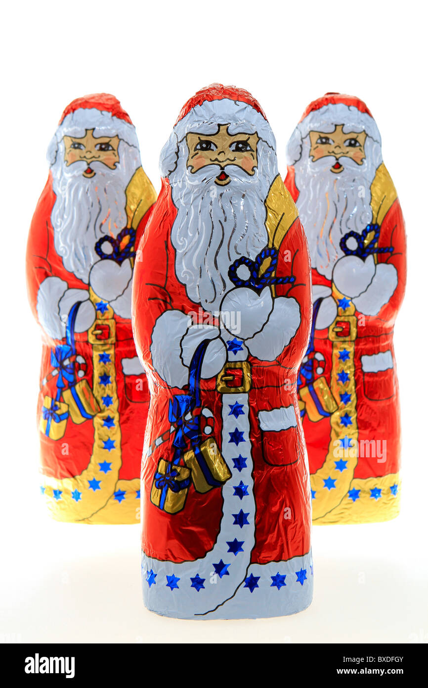 Santa Claus chocolate Stock Photo - Alamy
