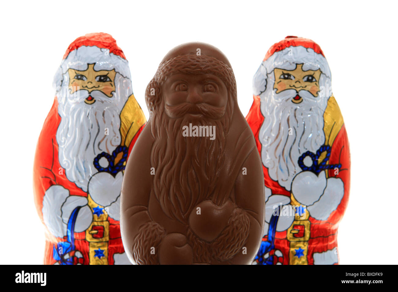 Santa Claus chocolate Stock Photo - Alamy