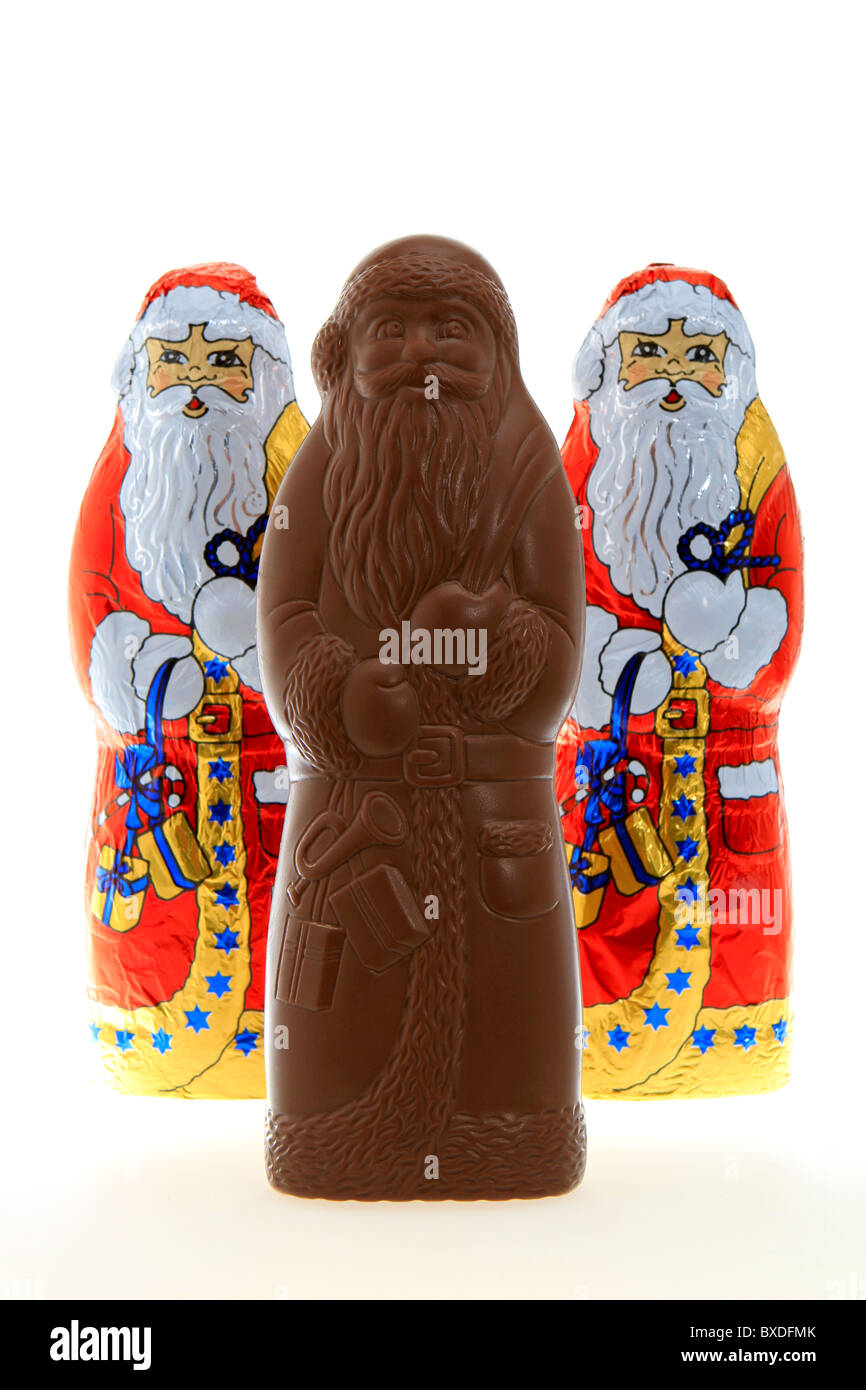 Santa Claus chocolate Stock Photo - Alamy