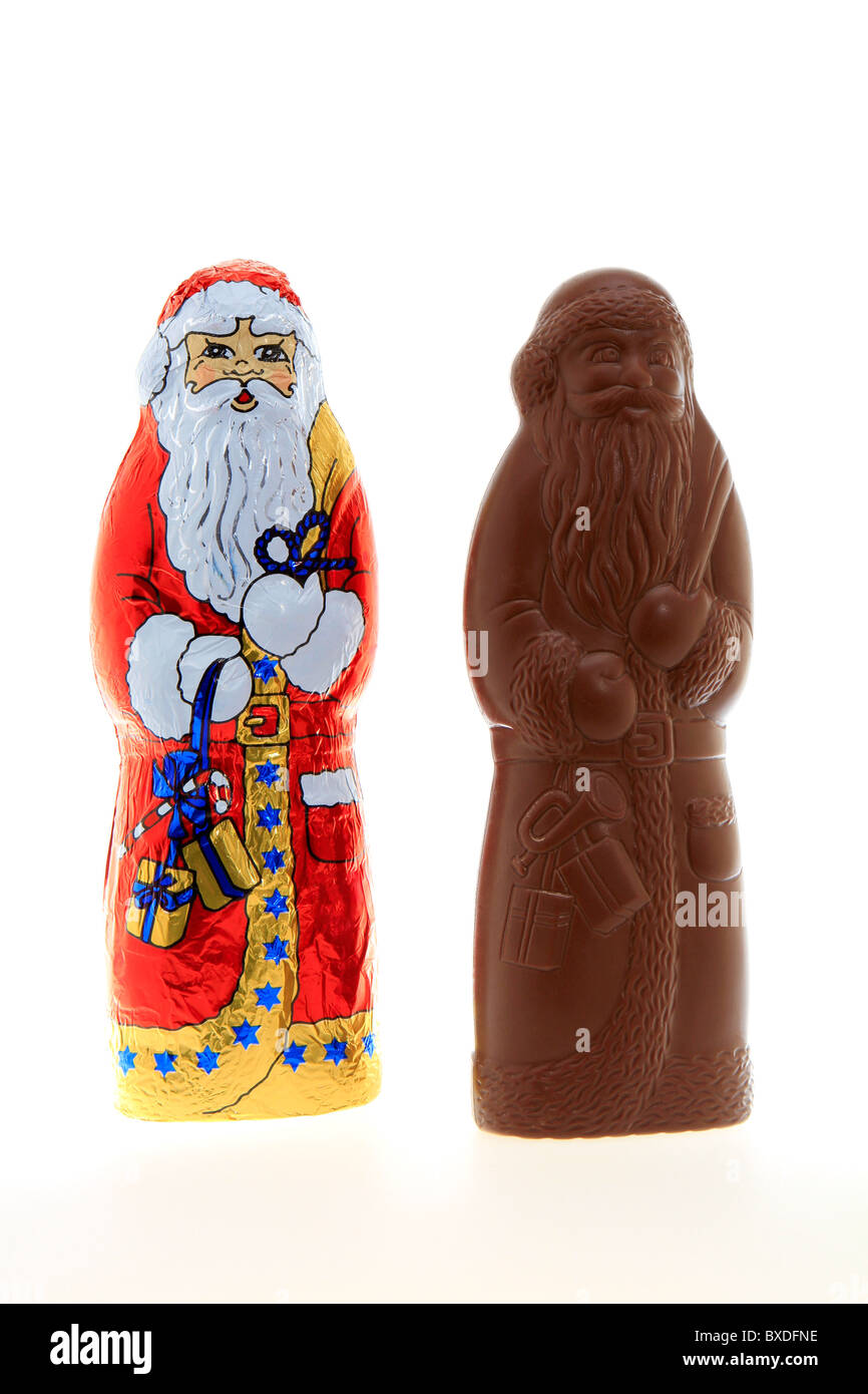 Santa Claus chocolate Stock Photo - Alamy