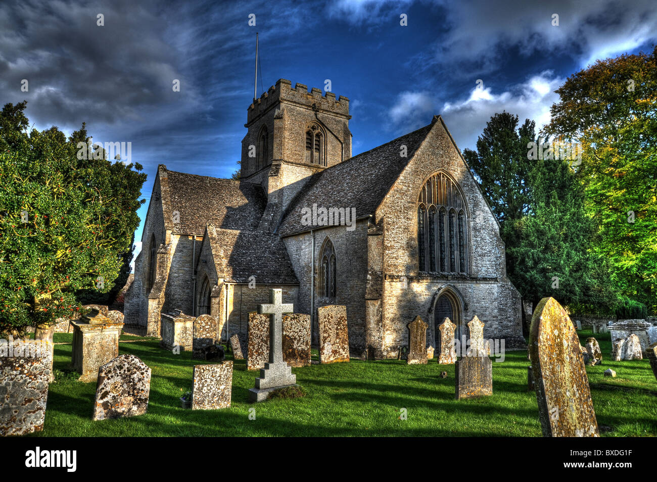 St kenelms church in minster lovell hi-res stock photography and images ...